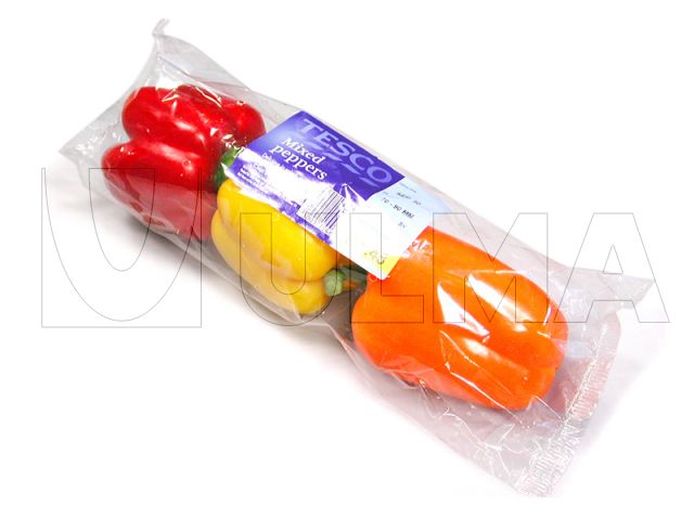Paprika verpakt met flowpacker — ULMA Packaging