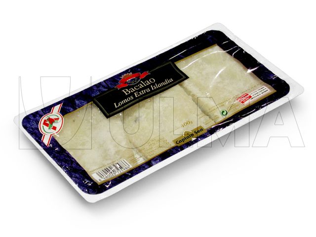 Vis verpakt in harde folie met thermoformer — ULMA Packaging