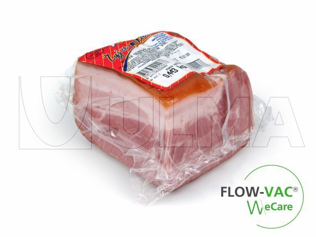 Vleeswaren verpakt in flow-vac wrapper — ULMA Packaging